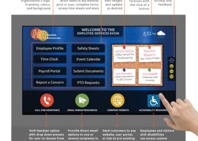 HR Self-Service Employee Kiosk Solution - Advanced Kiosks
