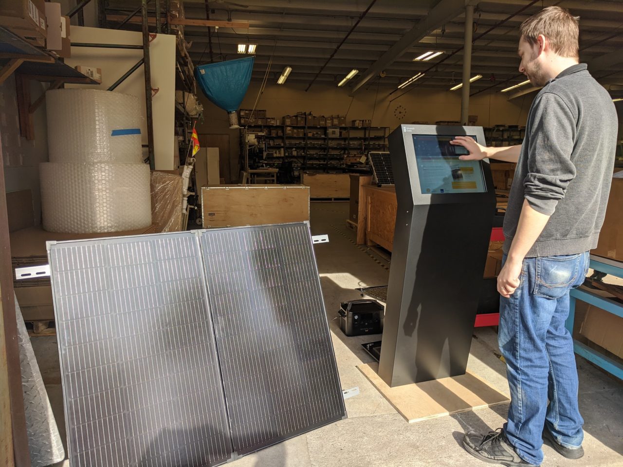 Solar-Powered Kiosks for Remote Locations - Advanced Kiosks