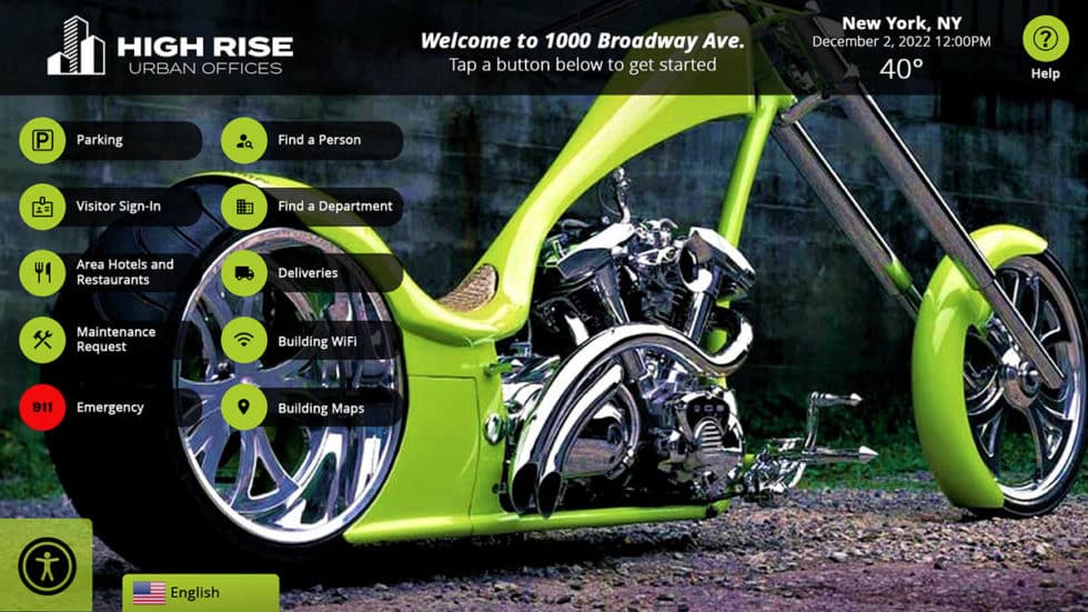 Visitor Management System Building Directory - Advanced Kiosks