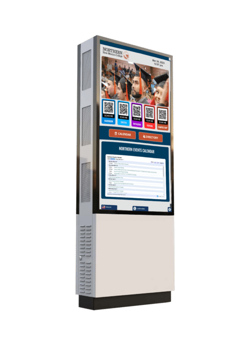 Indoor Kiosk - Monolith with Large Touch Screen - Advanced Kiosks