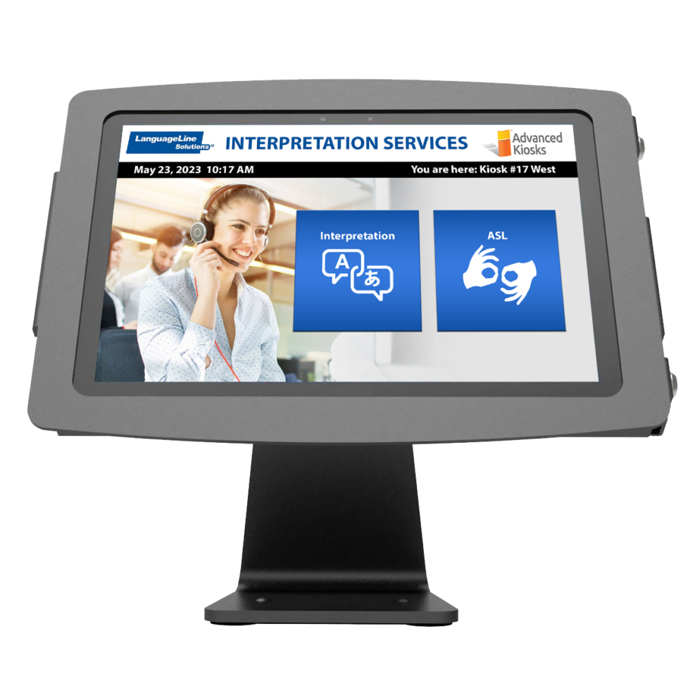 Countertop Tablet Kiosk - Advanced Kiosks